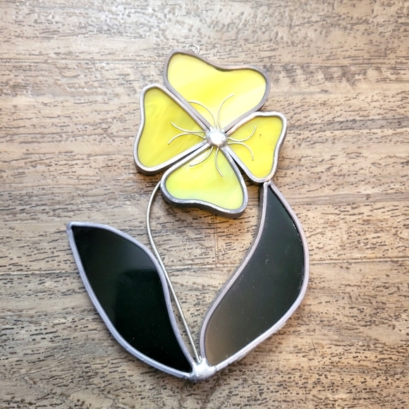 tiffany stained glass | Accents | Tiffany Stained Glass Flower ...